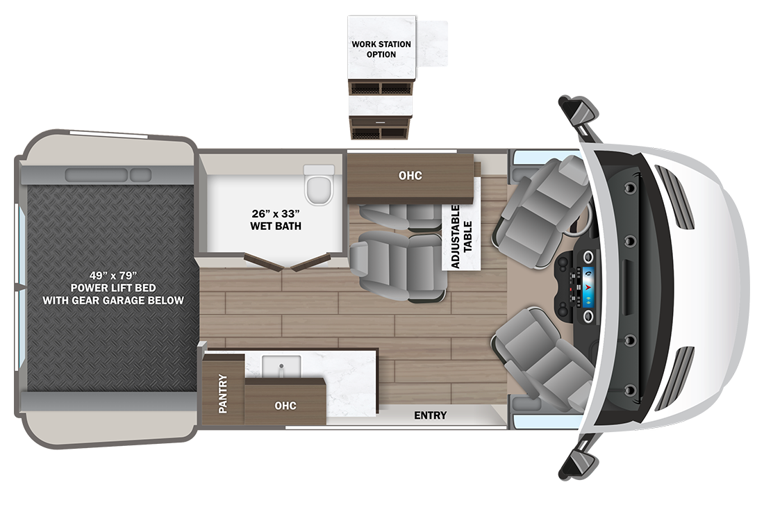 Class B Motorhomes Floor Plans Pixel Class B Motorhomes Coachmen RV